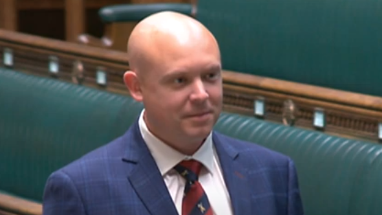 Swearing in of Cameron Thomas, Member of Parliament for Tewkesbury ...